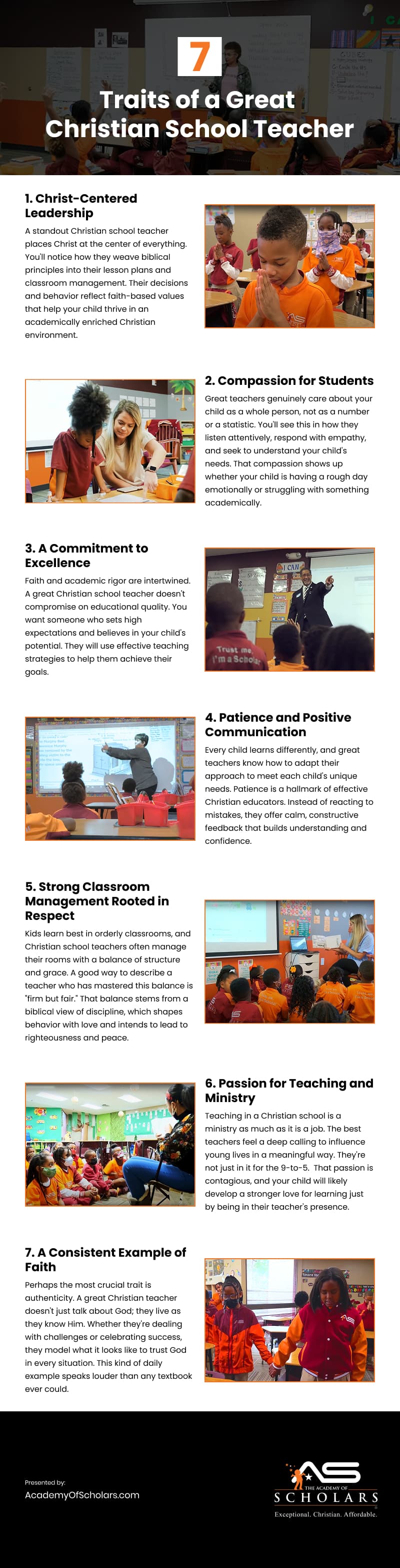 7 Traits to Look for in a Christian School Teacher